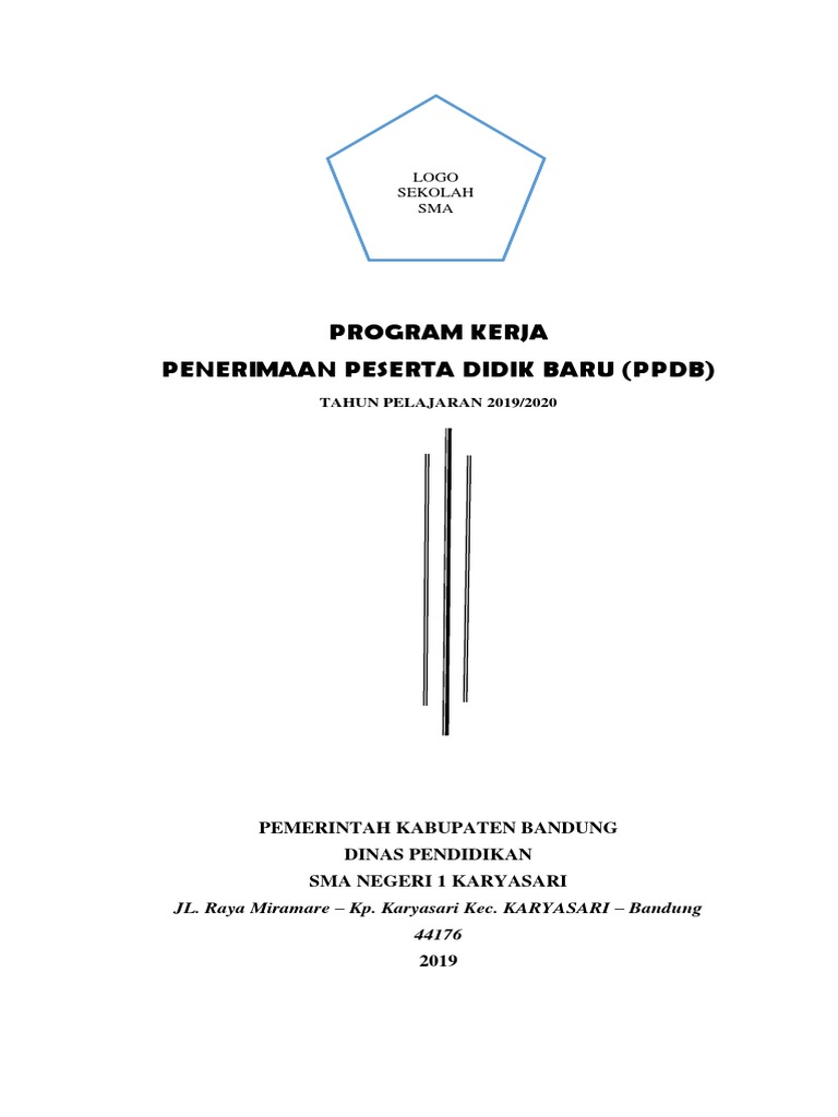 Program Kerja PPDB Sma 2019 | PDF | Karier & Perkembangan | Bisnis