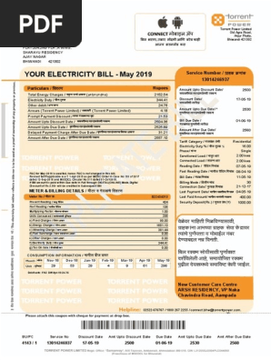 Torrent power bill store