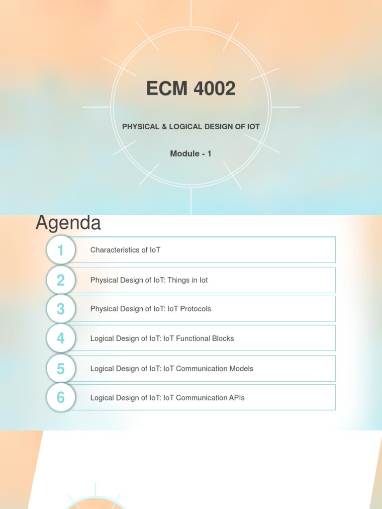 Phy&Logical Design of IoT | PDF | Internet Of Things | Networks