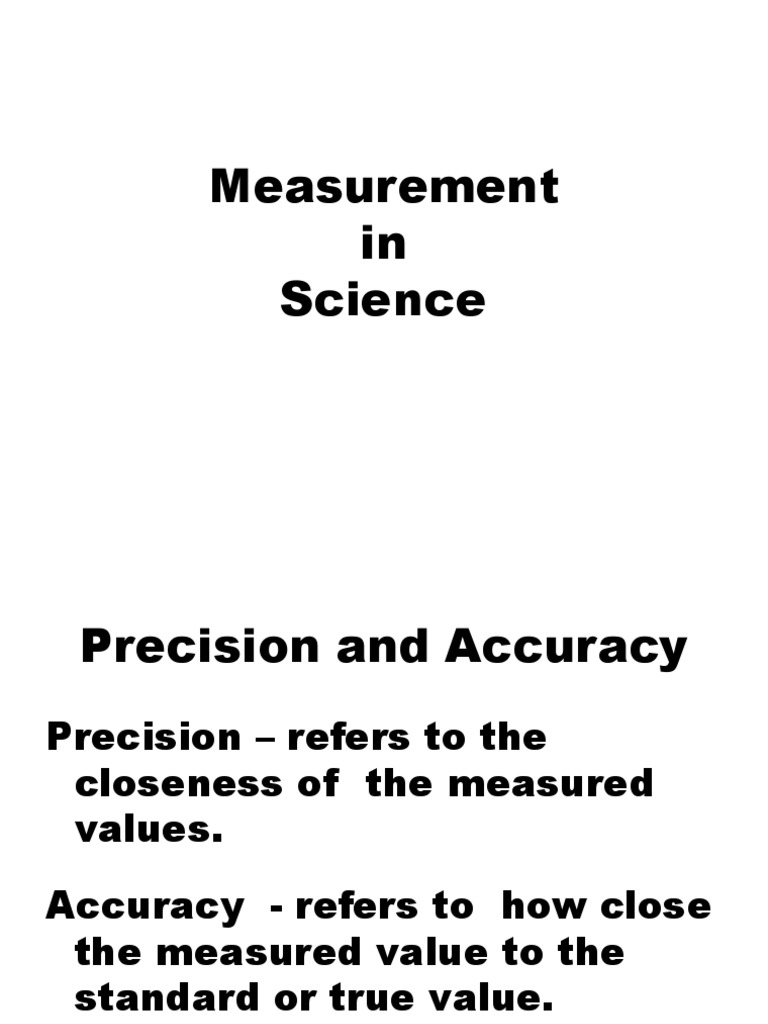 Understanding Precision and Accuracy in Science | PDF