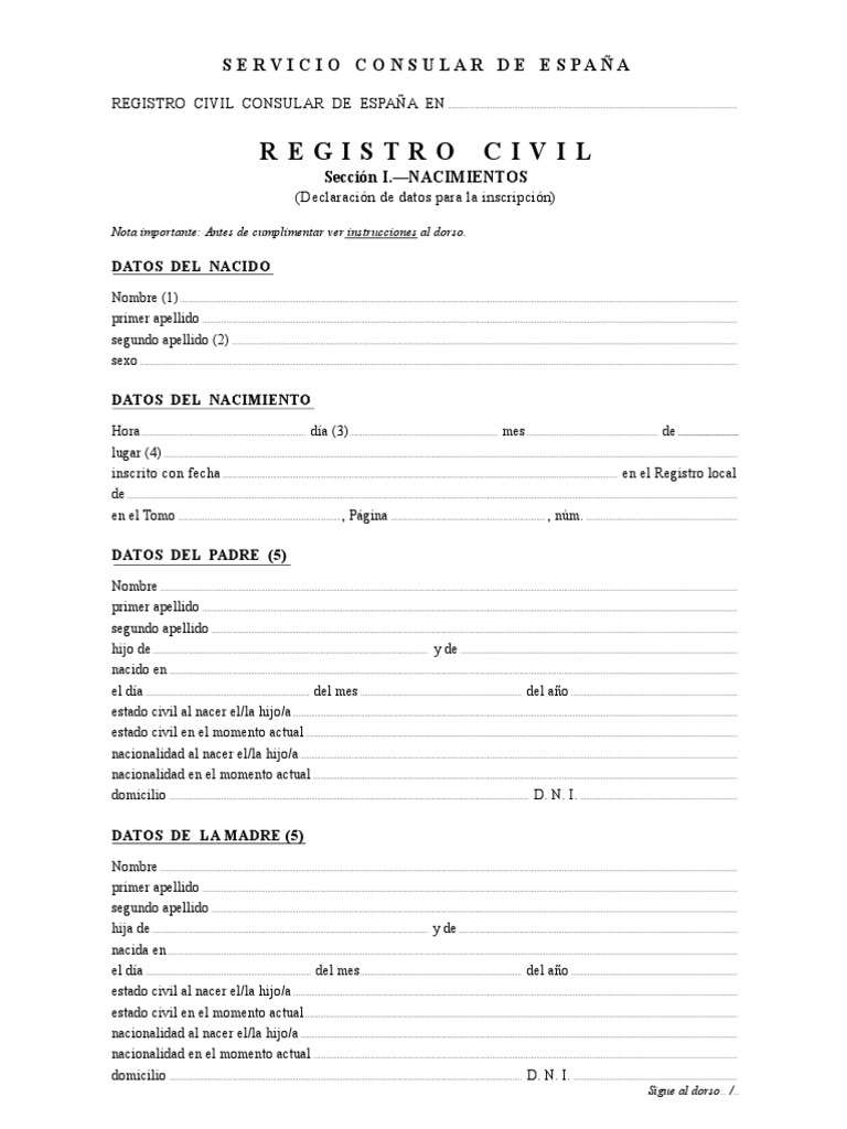 Hoja Declaratoria de Datos PDF | PDF