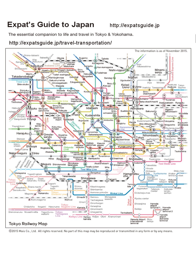 Railmap Tokyo PDF | PDF