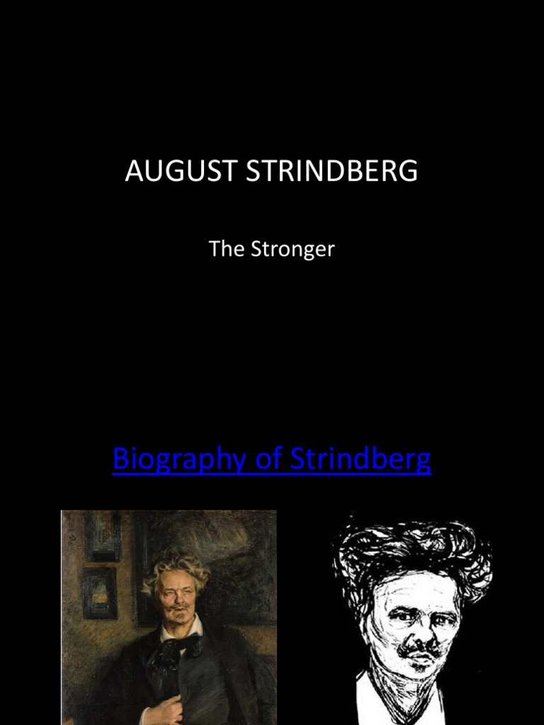 August Strindberg: The Stronger | PDF | Truth
