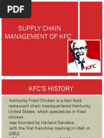 KFC Supply Chain | PDF | Warehouse | Supply Chain