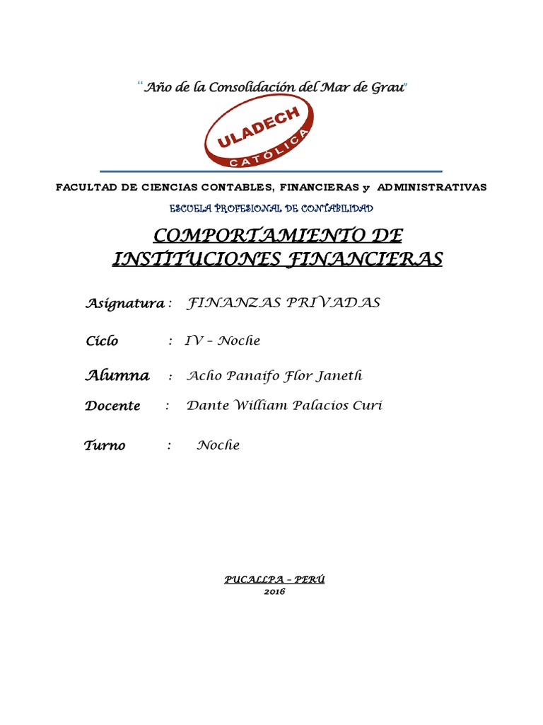 Finanzas Privadas | PDF
