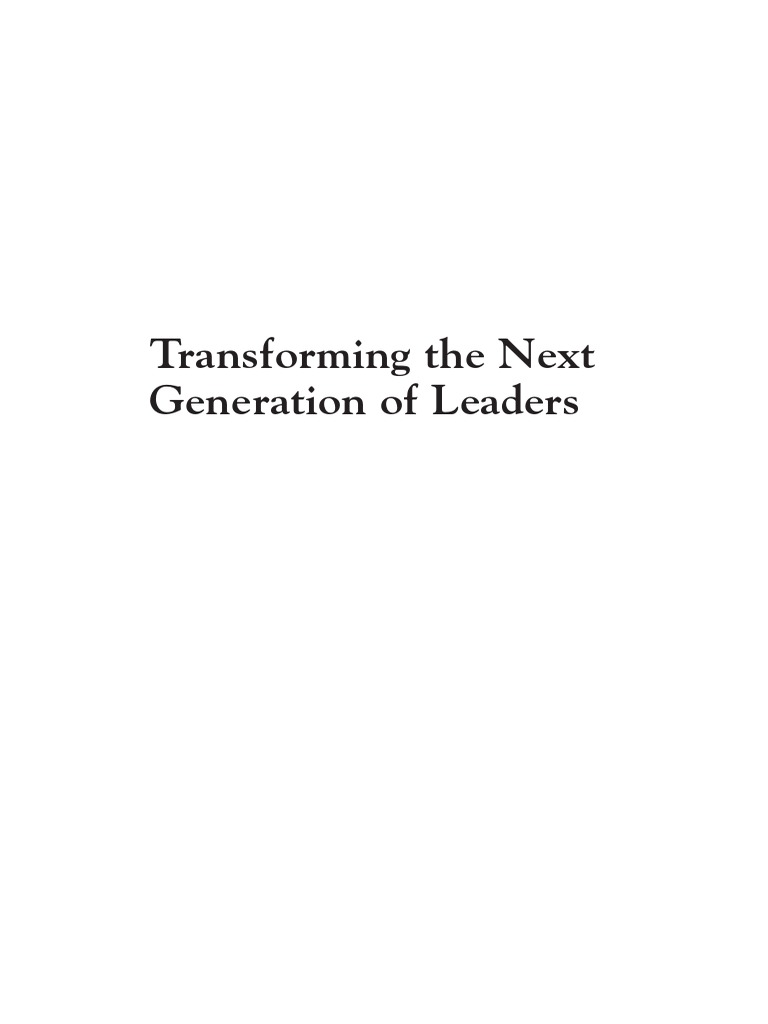 Chapter 1 | PDF | Disruptive Innovation | Leadership