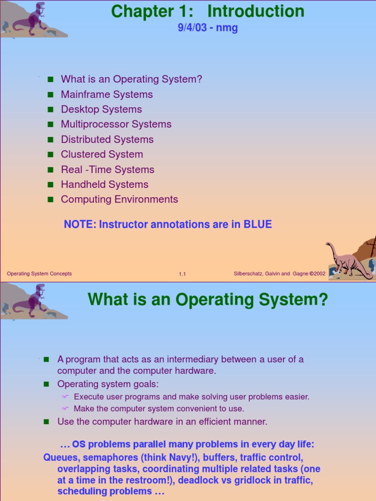 Ch1 Annotated | PDF | Operating System | Parallel Computing