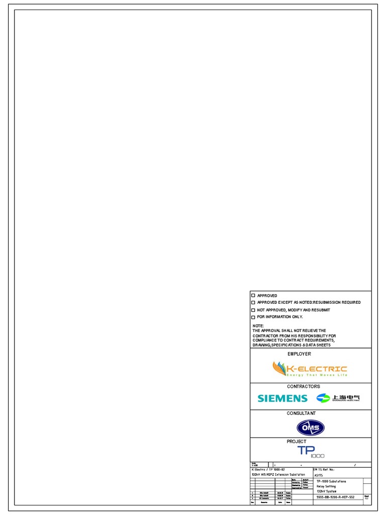 Updated Relay Settings (B) | PDF | Transformer | Electronic Engineering