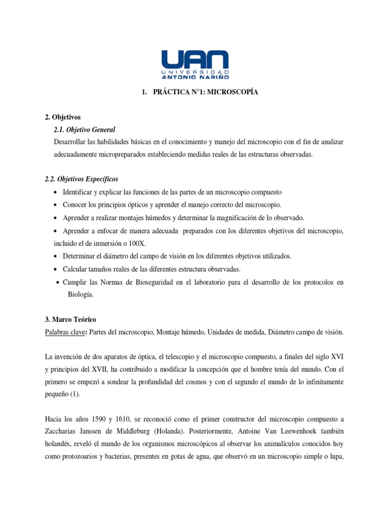 1 - Practica No. 1 Micros PDF | Descargar gratis PDF | Lente de la cámara | Ligero