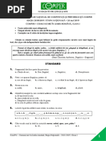 Subiect Comper Mate EtapaI 2023 2024 clasaII | PDF