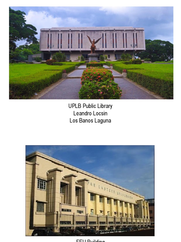UPLB Public Library Leandro Locsin Los Banos Laguna | PDF | Social Science