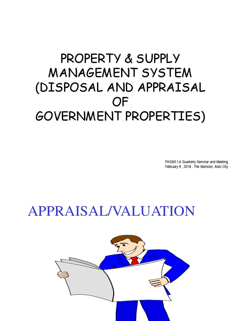 Appraisal and Disposal Guidelines for Gov Properties | PDF | Real ...