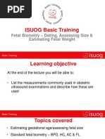 Hadlock Fetal Measurement Guidelines | PDF | Pregnancy | Maternal Health