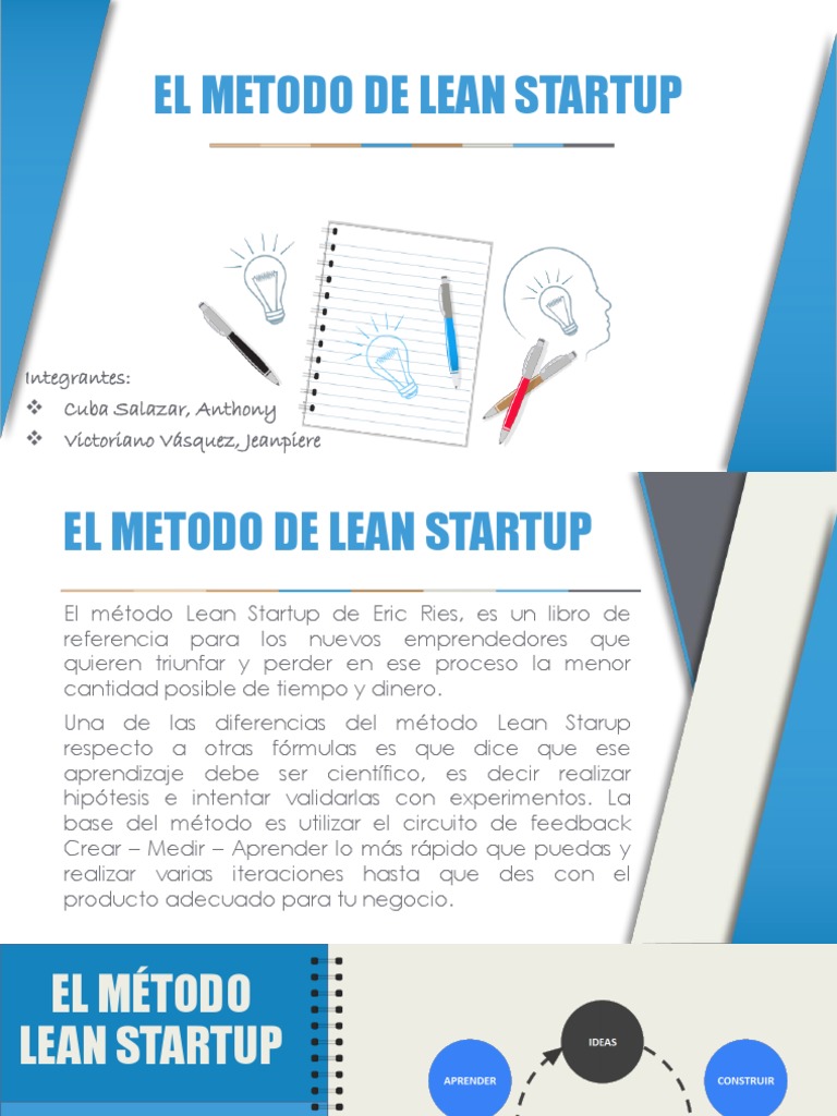 El Metodo de Lean Startup | PDF | Lean Startup | Cognición
