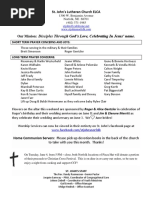 (Program Flow Draft) : 1 Birthday & Christening | PDF | Birthdays ...