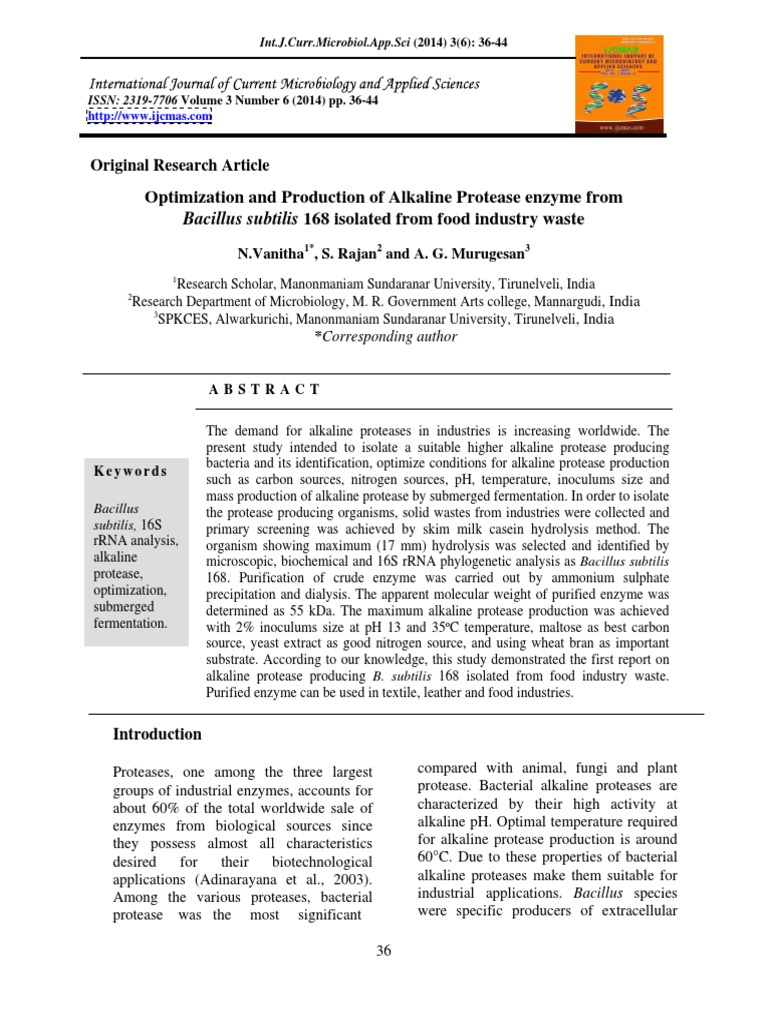 Op Tim Ization | PDF | Growth Medium | Enzyme