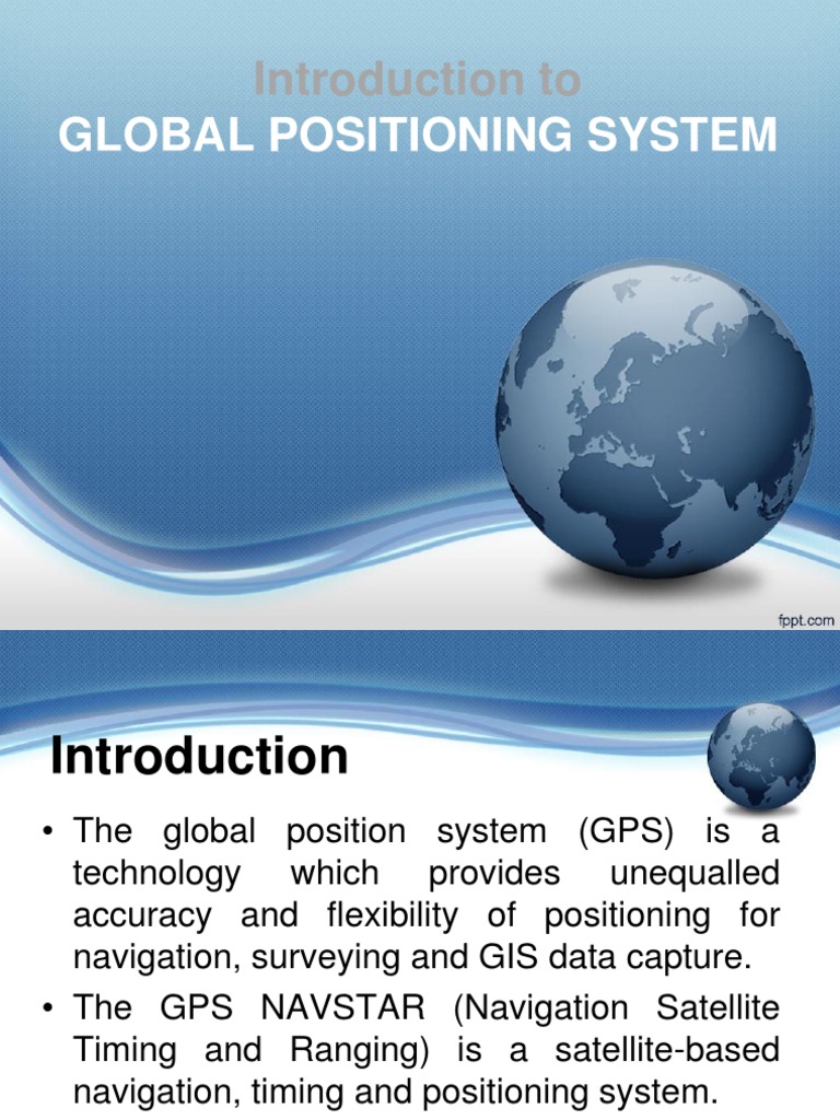 Global Positioning System: Introduction To | PDF | Global Positioning ...