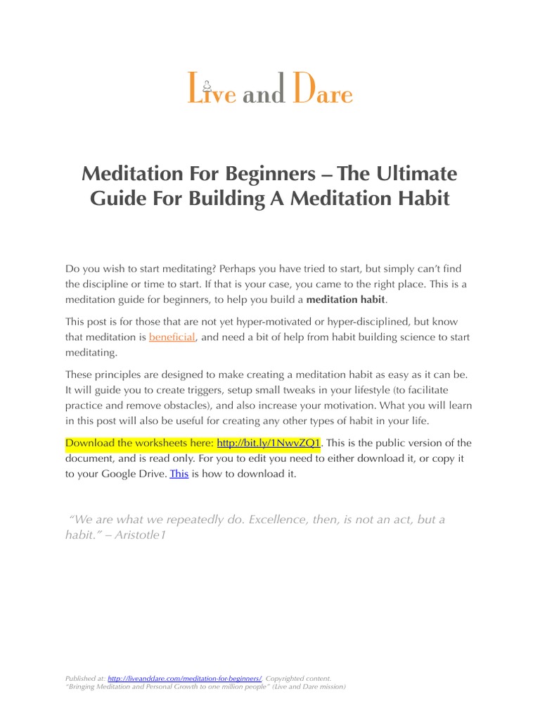 Meditation For Beginners | PDF | Meditation | Reward System