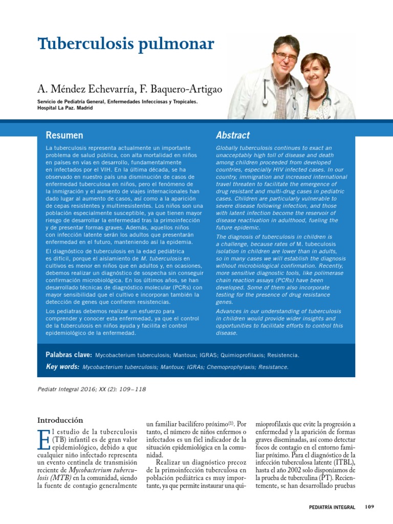 Tuberculosis Pulmonar PDF | PDF | Mycobacterium | Tuberculosis