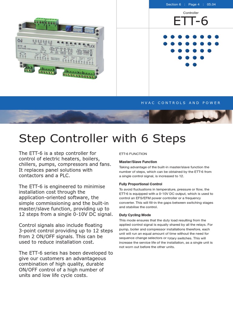 Ett-6 PD en | PDF | Relay | Hvac