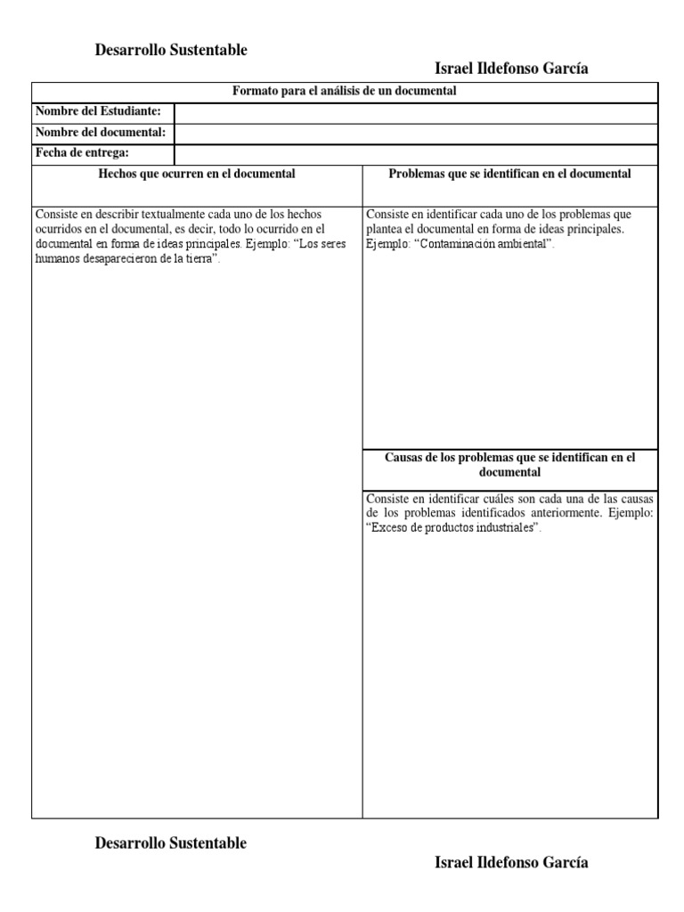 Formato para Documental | PDF