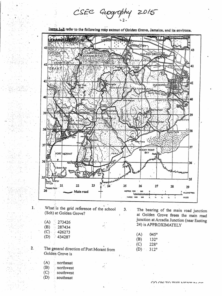 CSEC Geography Paper 2 Overview | PDF | Soil | Earth Sciences