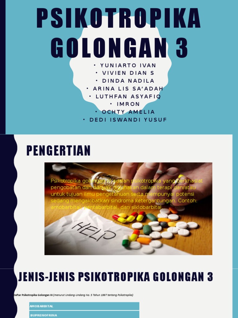 Psikotropika Golongan 3 | PDF | Memasak, Makanan, & Anggur | Kesehatan ...