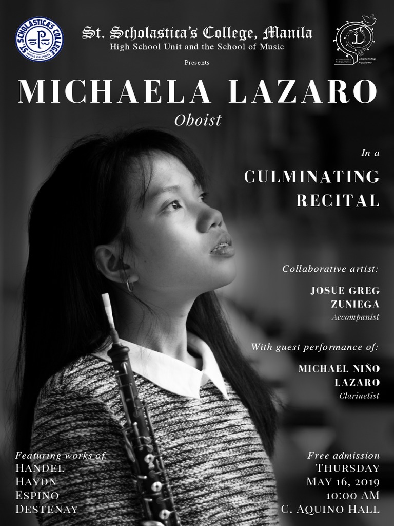 Michaela Lazaro 1 | PDF | Classical Music | Woodwind Instruments