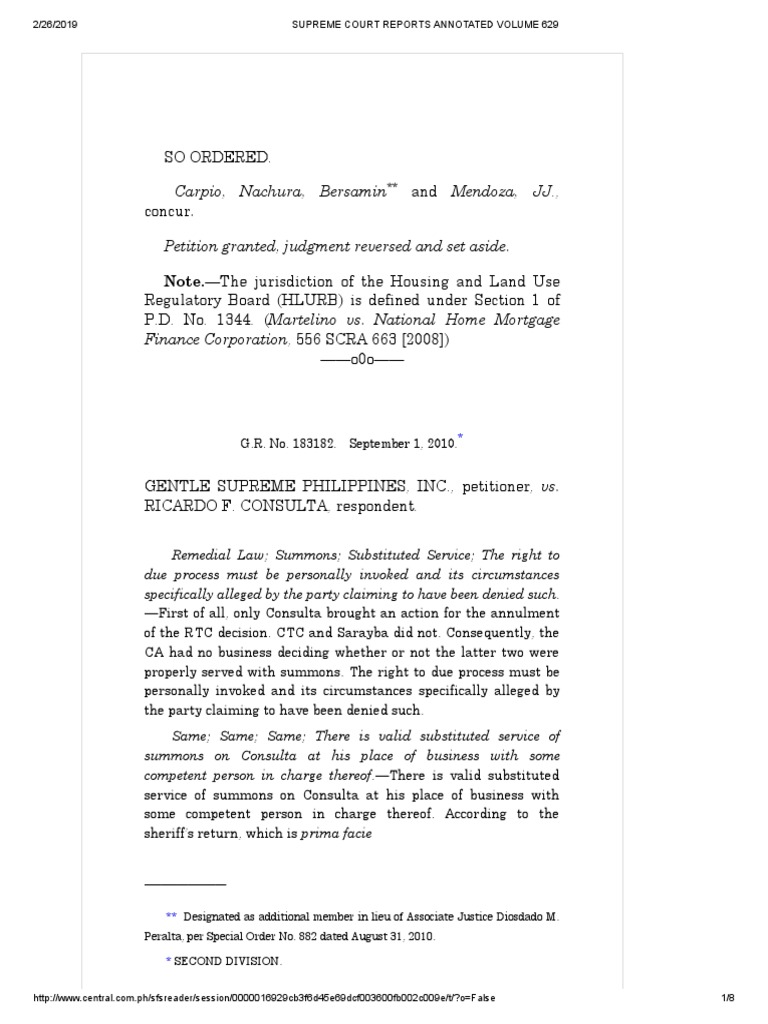 67 Gentle Supreme V Consulta | PDF | Judgment (Law) | Supreme Courts
