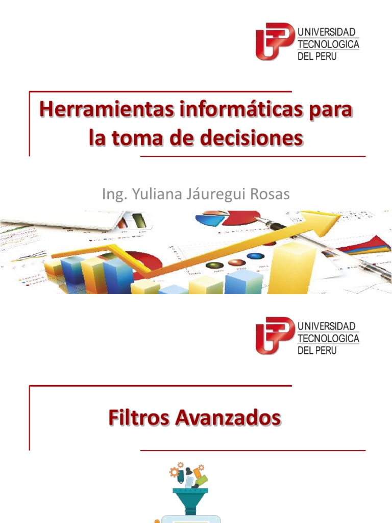 Semana7 - Filtros Avanzados | PDF | Microsoft Excel | Áreas de informática