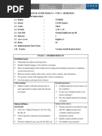 Curriculum Map: Spanish I and II | PDF | Grammatical Conjugation ...