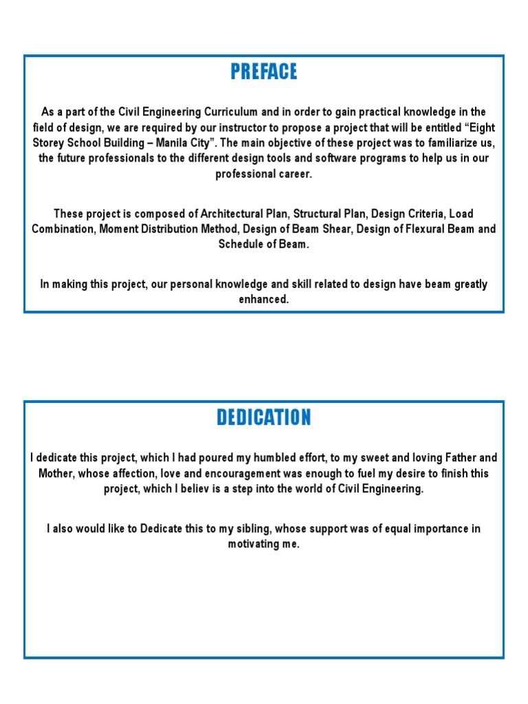 Project Dedication and Acknowledgement | PDF | Art