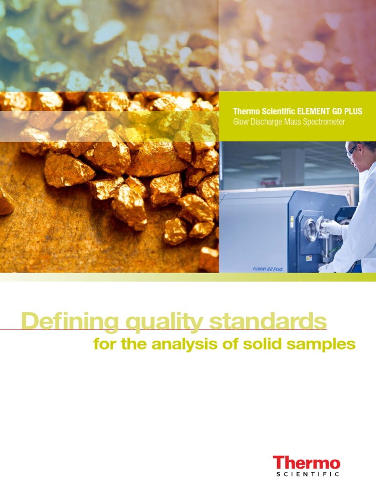 Brochure Br30066-Element GD Plus | PDF | Mass Spectrometry | Sputtering