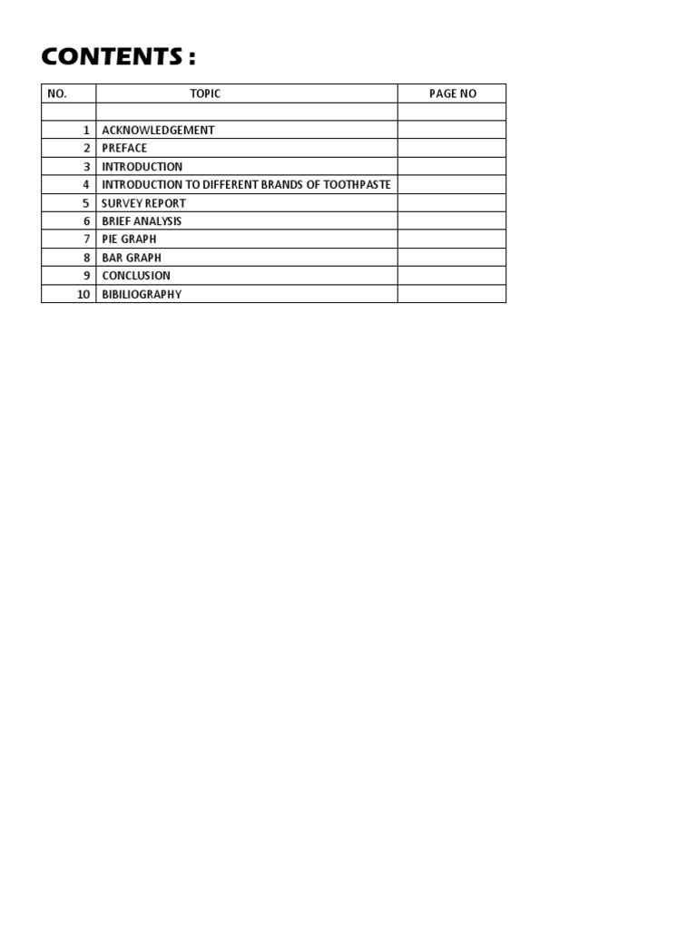 Class 9 Economics Project On Toothpaste | PDF | Oral Hygiene | Mouth