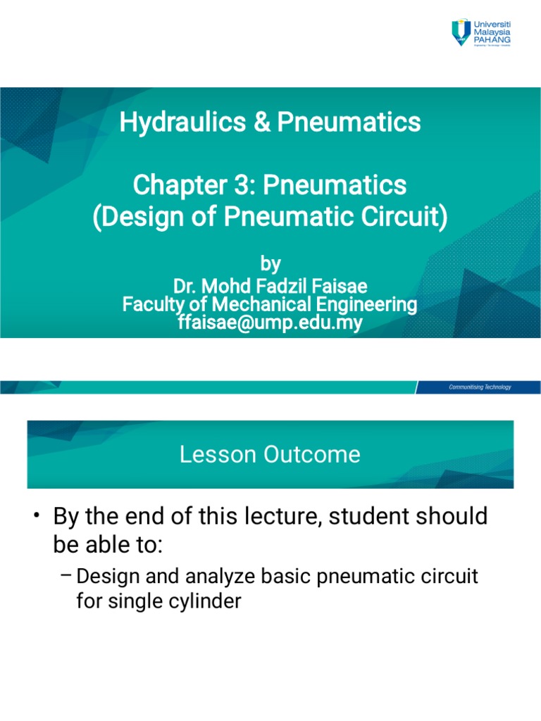 Hydraulics Pneumatics Chapter 3 Pneumatics Design Of Pneumatic