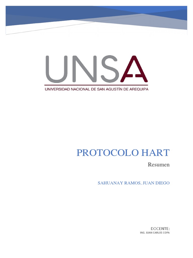 Resumen Protocolo Hart | PDF | Byte | Módem