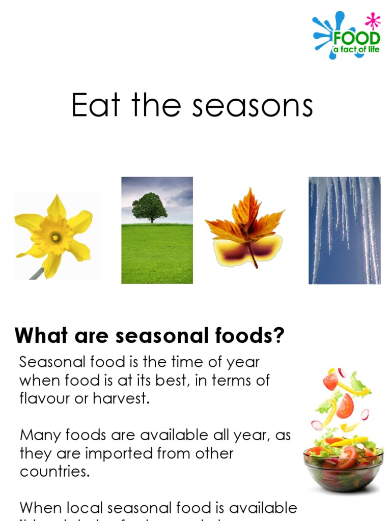 Seasonal Produce Powerpoint | PDF