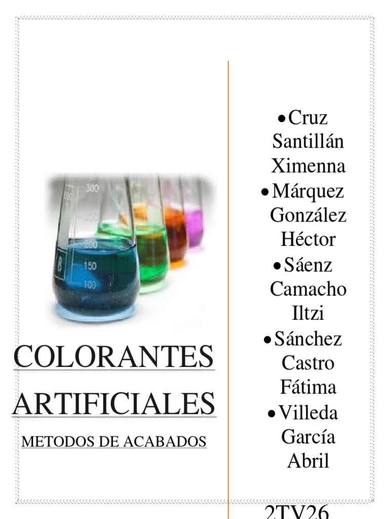 Tipos de Colorantes Textiles | PDF | Ácido | Enlace químico