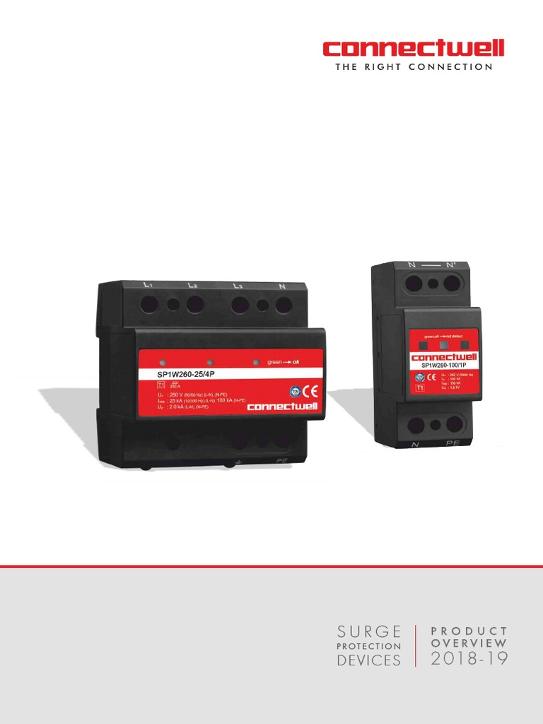 05 Surge Protection Device Catalogue | PDF | Alternating Current ...