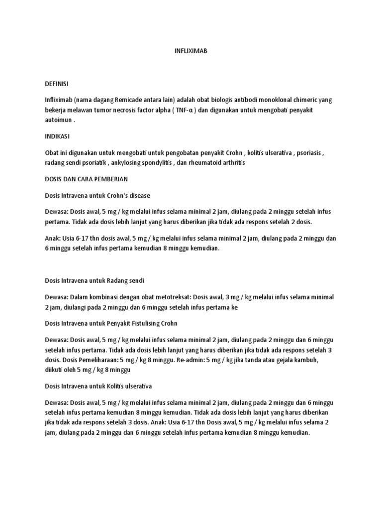INFLIXIMAB | PDF