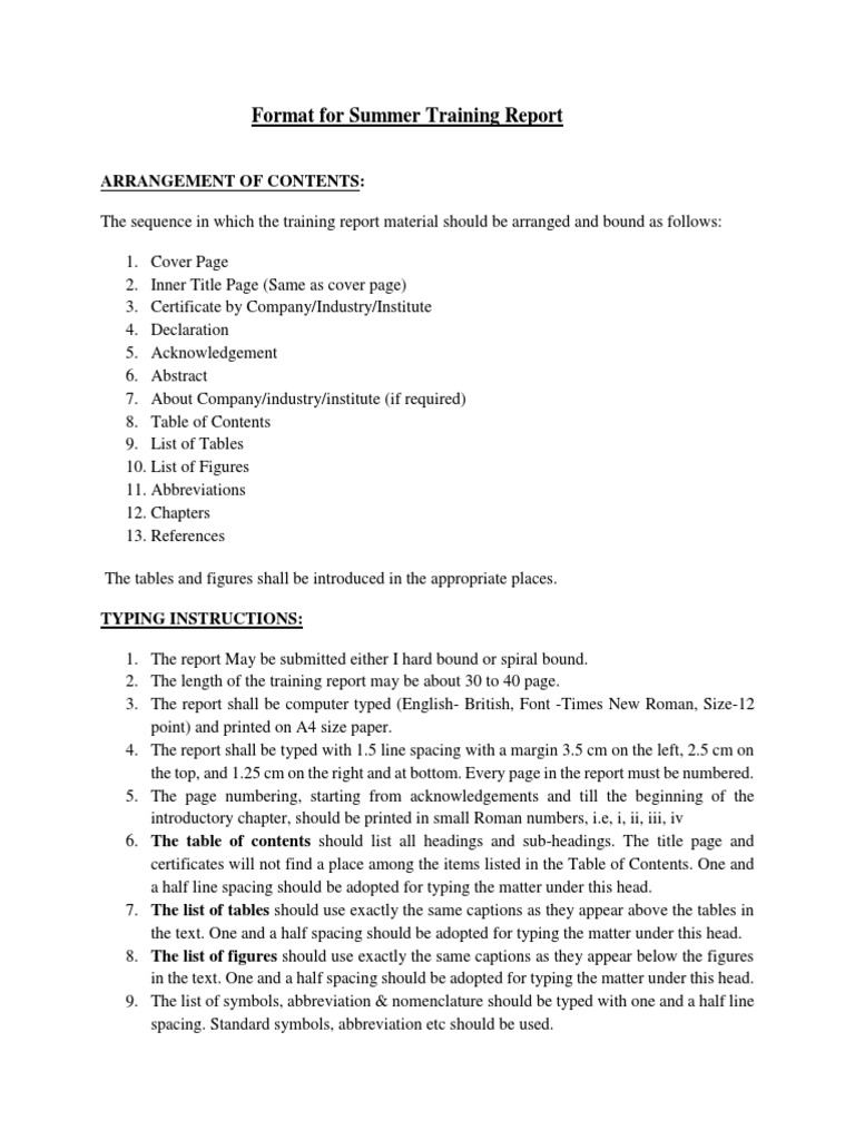 Summer Training - Report Fromat | PDF | Array Data Structure | Pointer ...