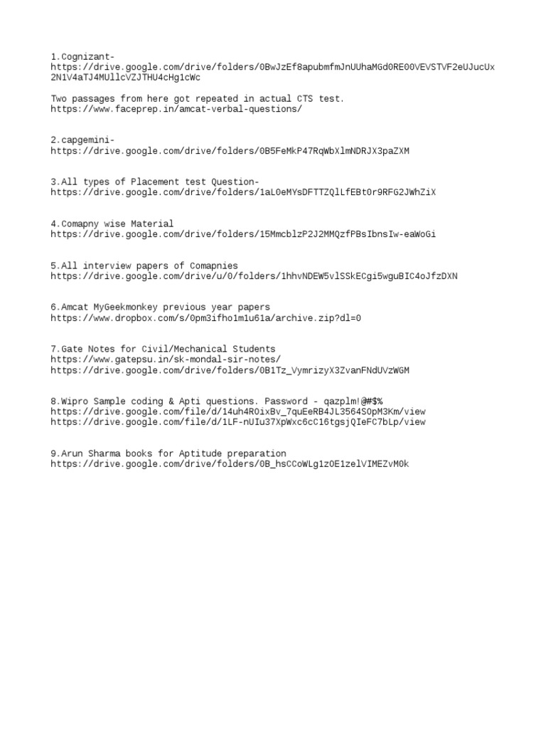 Placement Material | PDF