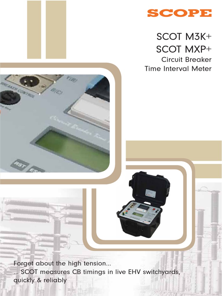 Scot M3K+ Scot MXP+: Scope | PDF | Electrical Substation | Personal ...