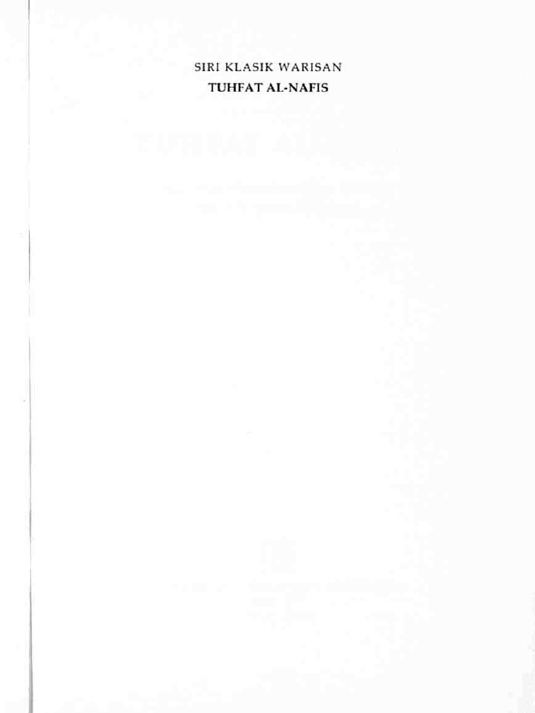 Buku Tuhfat Al-Nafis - Virginia Matheson PDF | PDF