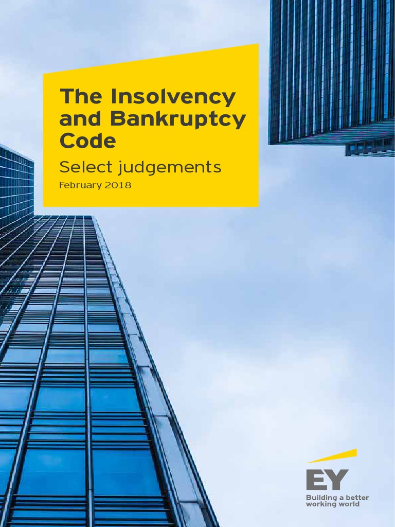 Ey The Insolvency and Bankruptcy Code | PDF | Bankruptcy | Guarantee