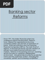 Indian Banking Sector Reforms | PDF | Reserve Bank Of India | Banks