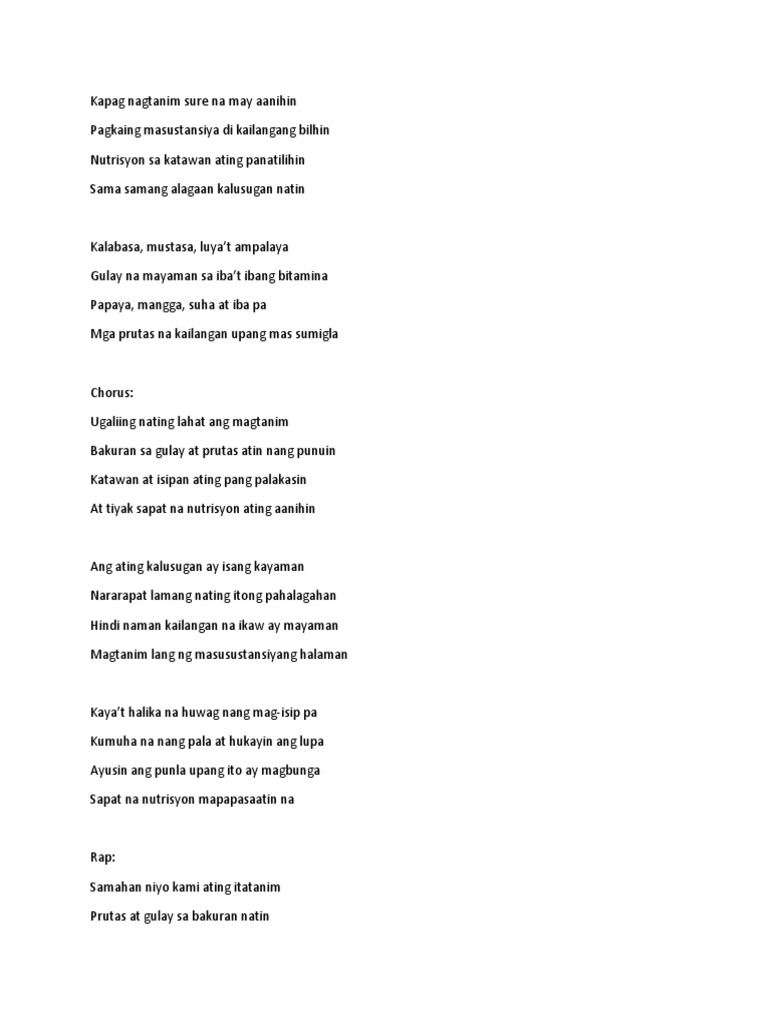 Nutri Jingle | PDF