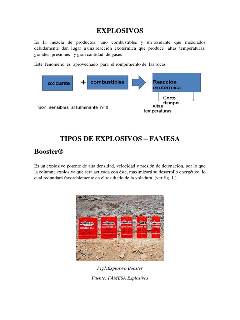 ExplosIVOS PARA PROSPECCION SISMICA | PDF | Materiales | Química