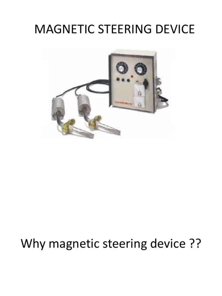 Magnetic Steering Device in Welding | PDF | Magnetic Field | Industrial ...