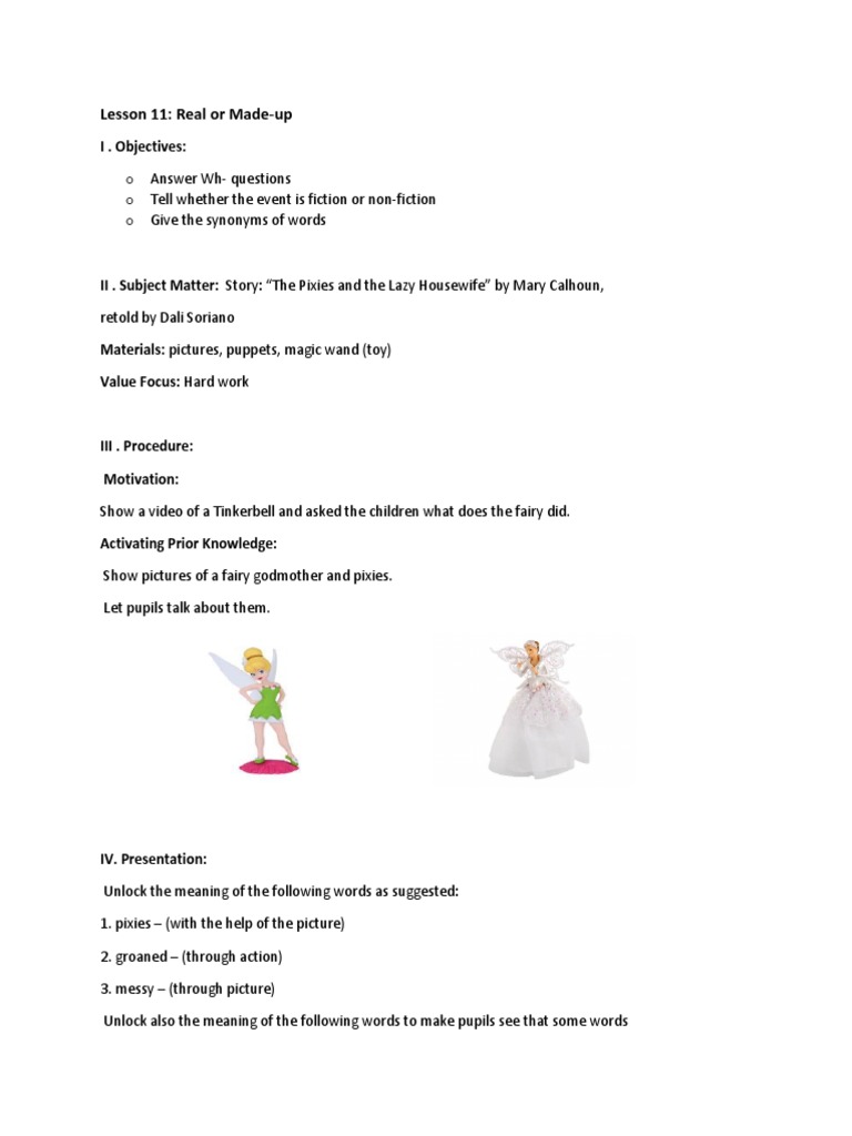 Lesson 11 LP English | PDF